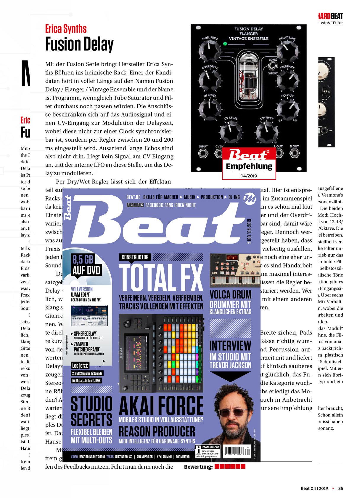 Erica Synths - Beat reviews Fusion Delay